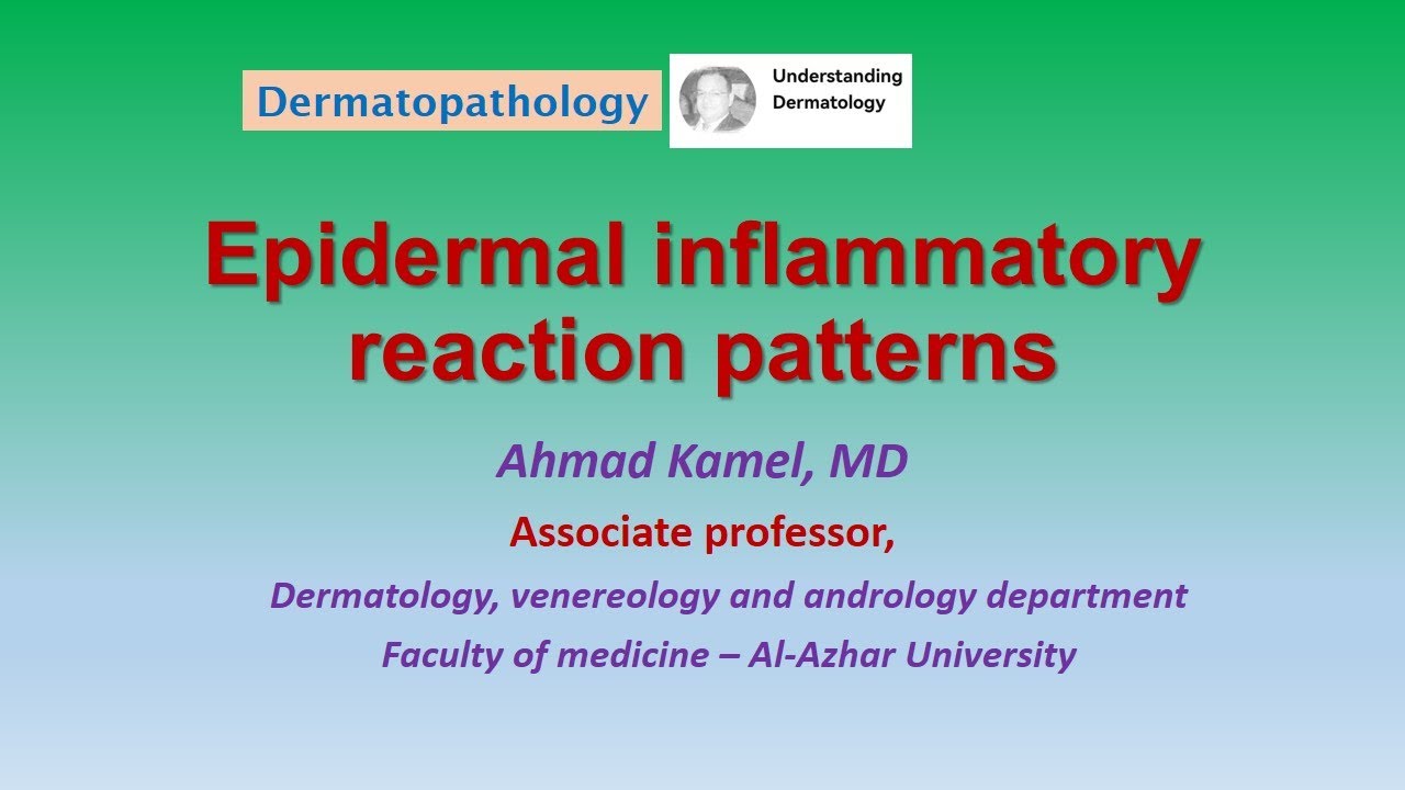 Epidermal inflammatory reaction patterns Dermatopathology - YouTube