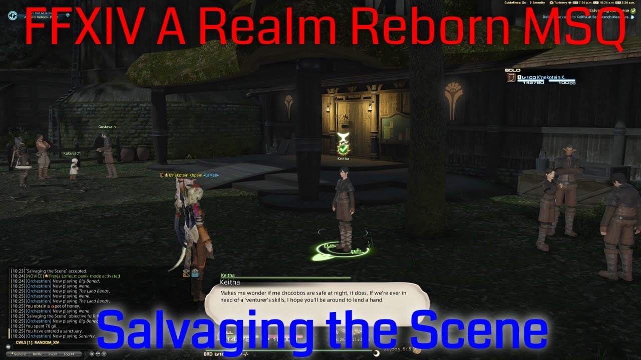 Salvaging the Scene | #FFXIV A Realm Reborn MSQ #016 feat. Edward #FFIV ...