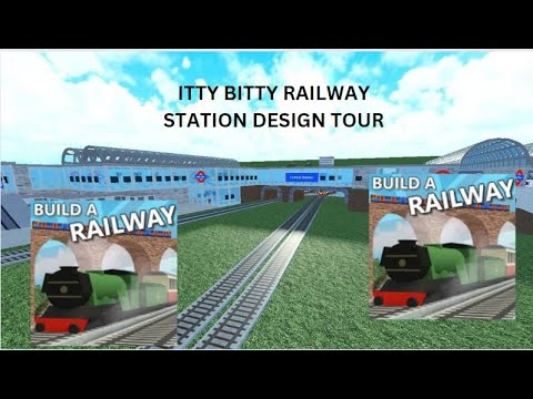 ITTY BITTY RAILWAY STATION DESIGN TOUR - YouTube