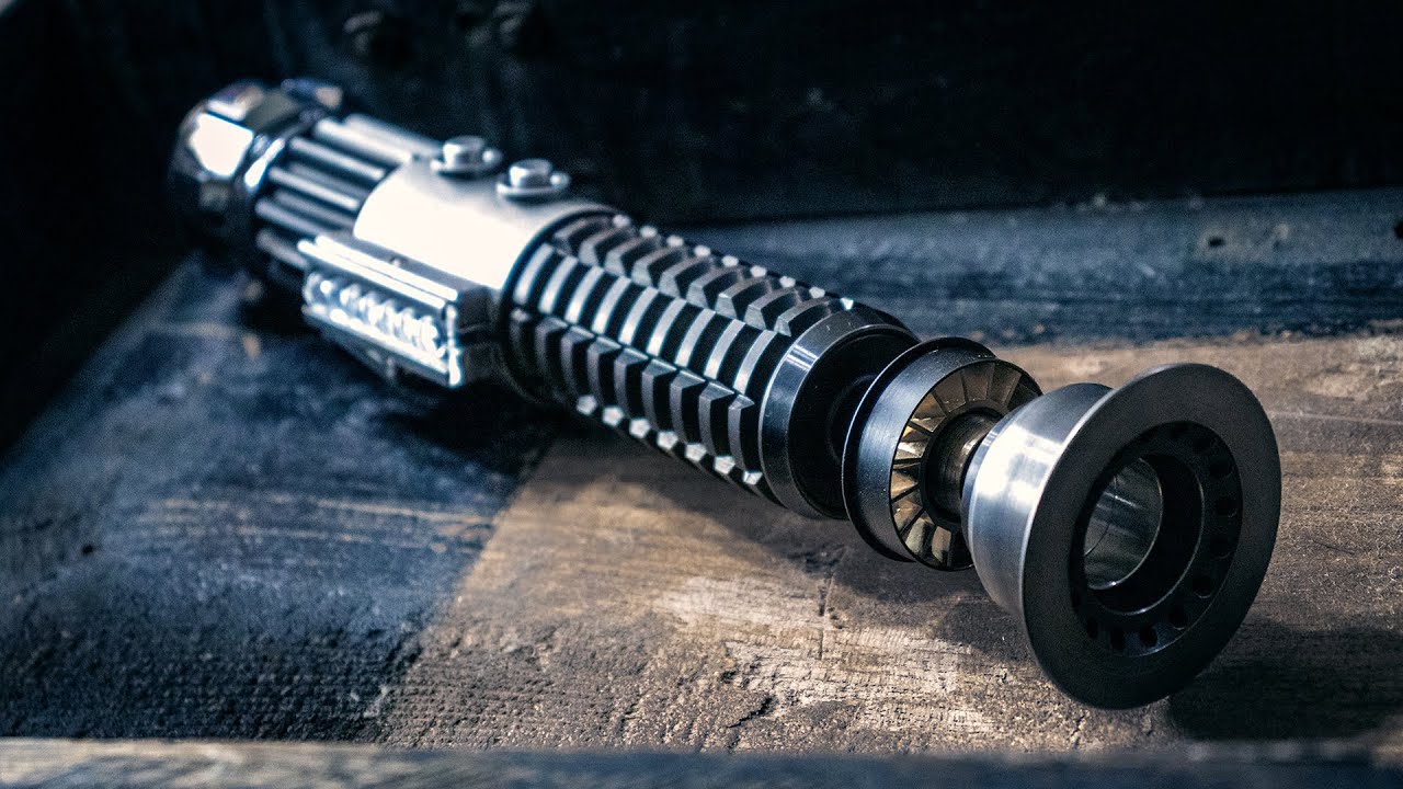Obi Wan Kenobi Episode IV Lightsaber (Roman Props MK1) - YouTube