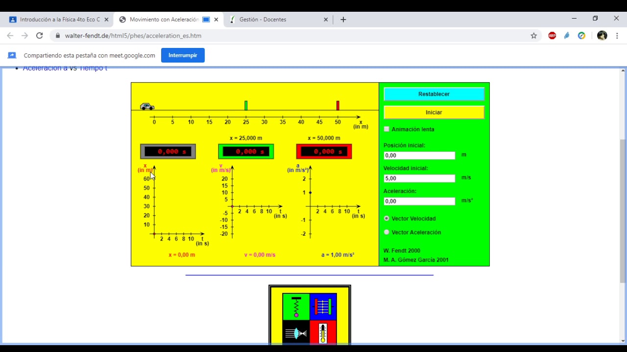 Simulador MRU / MRUV - YouTube