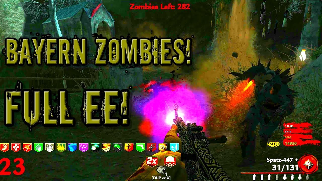 Cod WaW Coop Custom Zombies Bayern Easter Egg! - YouTube