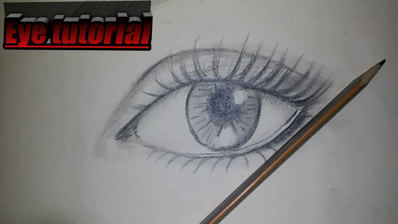How to draw eye using lead pencil...🔥 - YouTube
