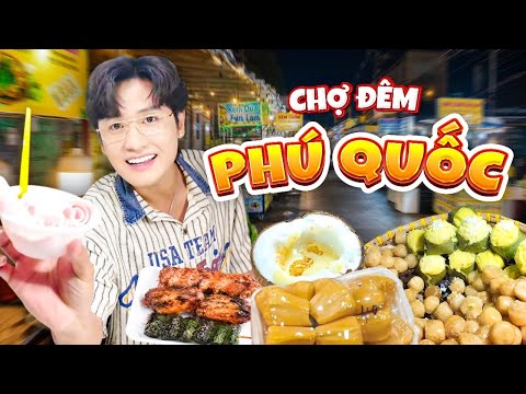 Chợ đêm Phú Quốc - Tràn ngập đồ ăn vặt nhưng Quan vẫn ăn tới 3 ly kem! | Thử thách 100K