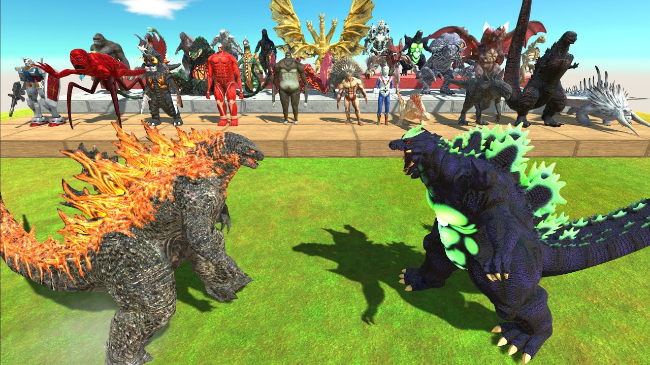 1vs1 Godzilla 2021 VS Kaiju Monster - ARBS - YouTube