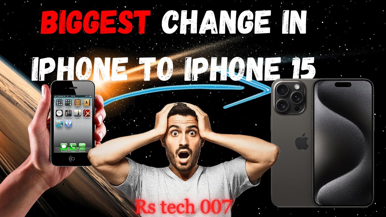 Evolution of iphone . First iPhone to iPhone 15 😱|| big changes - YouTube