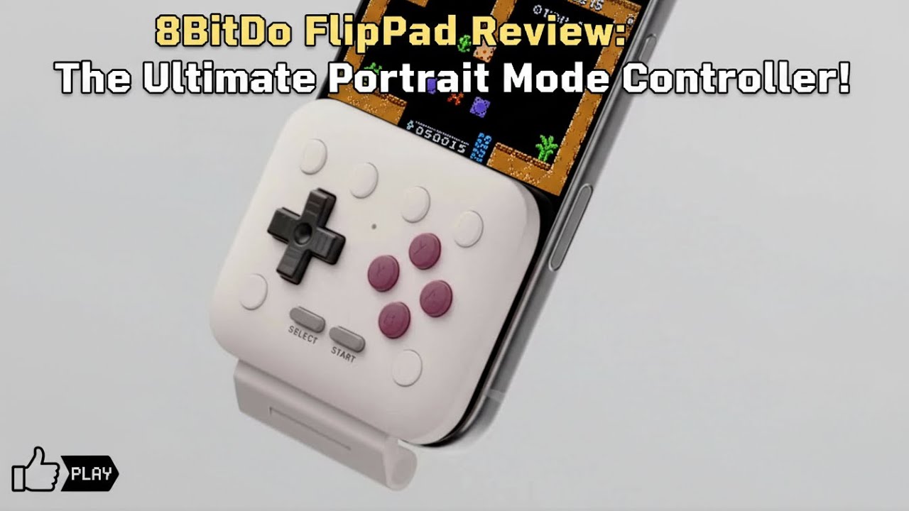 8BitDo FlipPad Review: The Ultimate Portrait Mode Controller! - YouTube