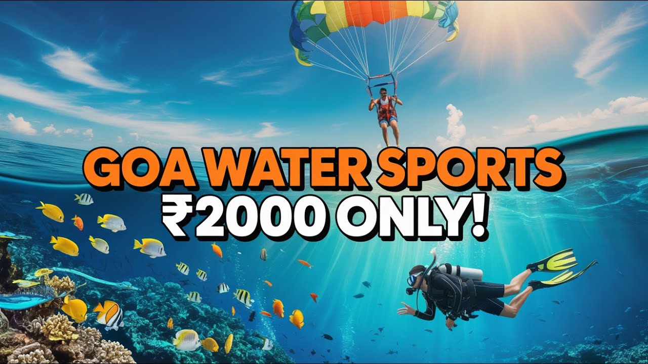 Watersports in Goa under Rs 2000 | Parasailing | Jetski | Banana ...