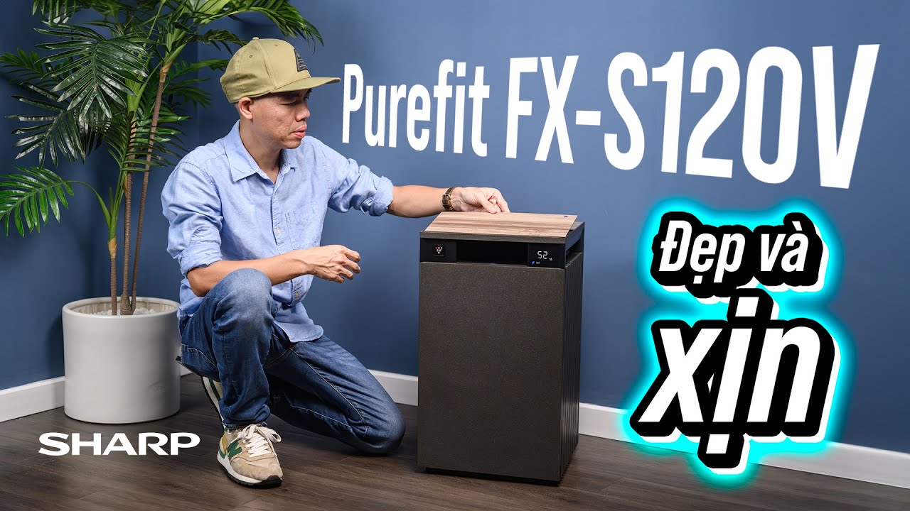 Máy lọc không khí đẹp và xịn: Sharp Purefit FX-S120V - YouTube
