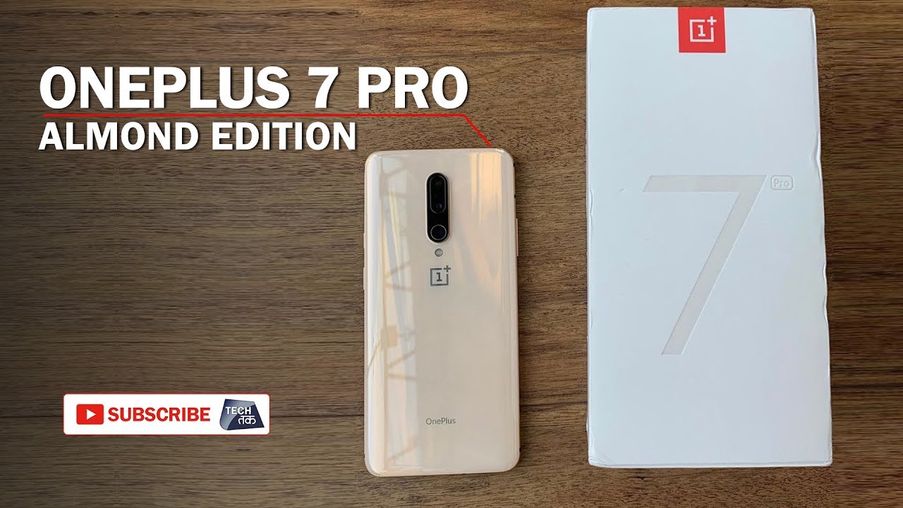 OnePlus 7 Pro Almond Edition | First Look| Tech Tak - YouTube