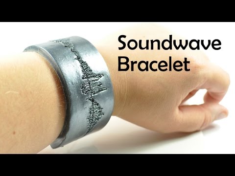 Soundwave bracelet - polymer clay TUTORIAL - YouTube