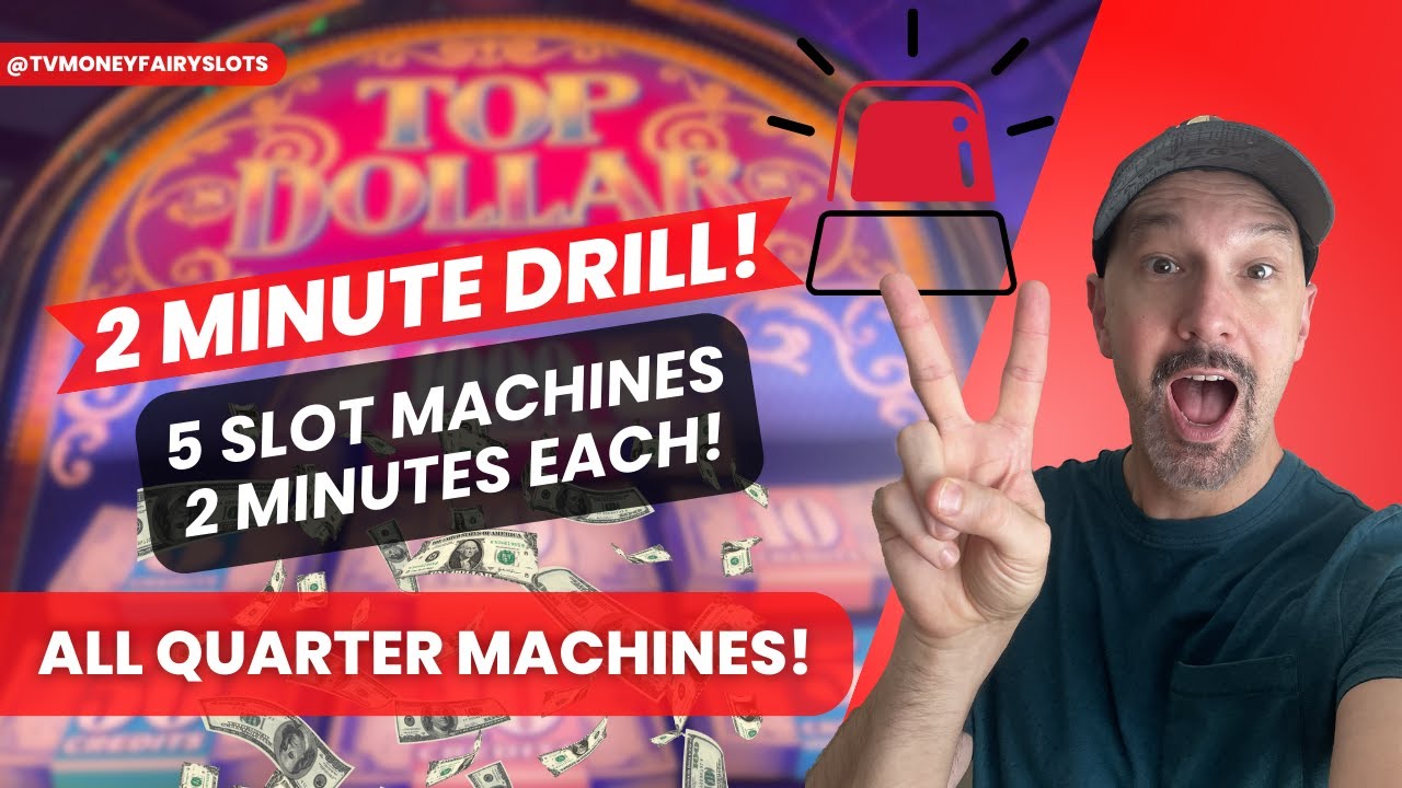 2 MINUTE DRILL!!! All QUARTER Machines! - YouTube