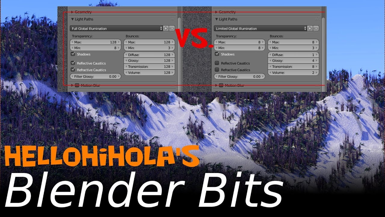 Blender's Light Path Presets - YouTube
