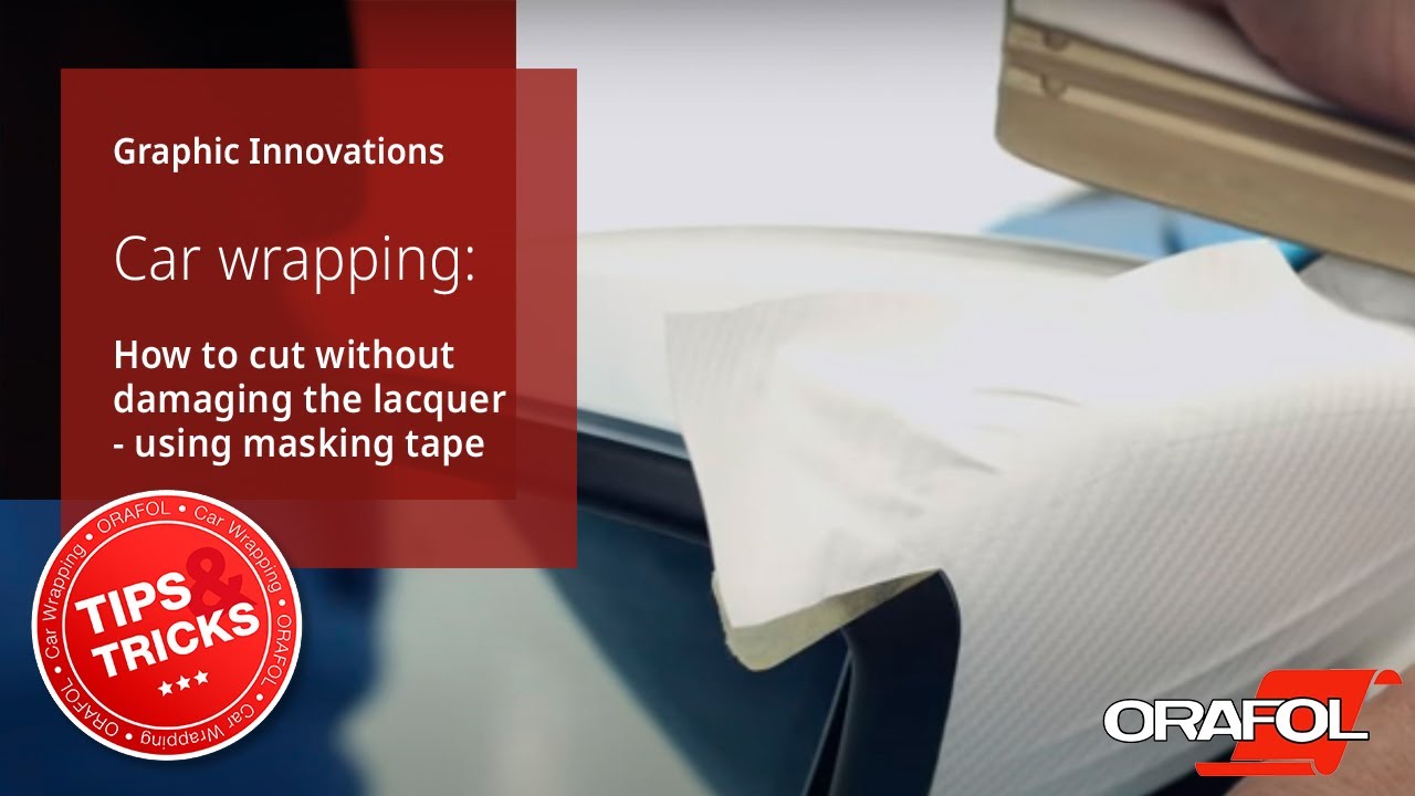 Cutting without damaging the lacquer - using masking tape - YouTube