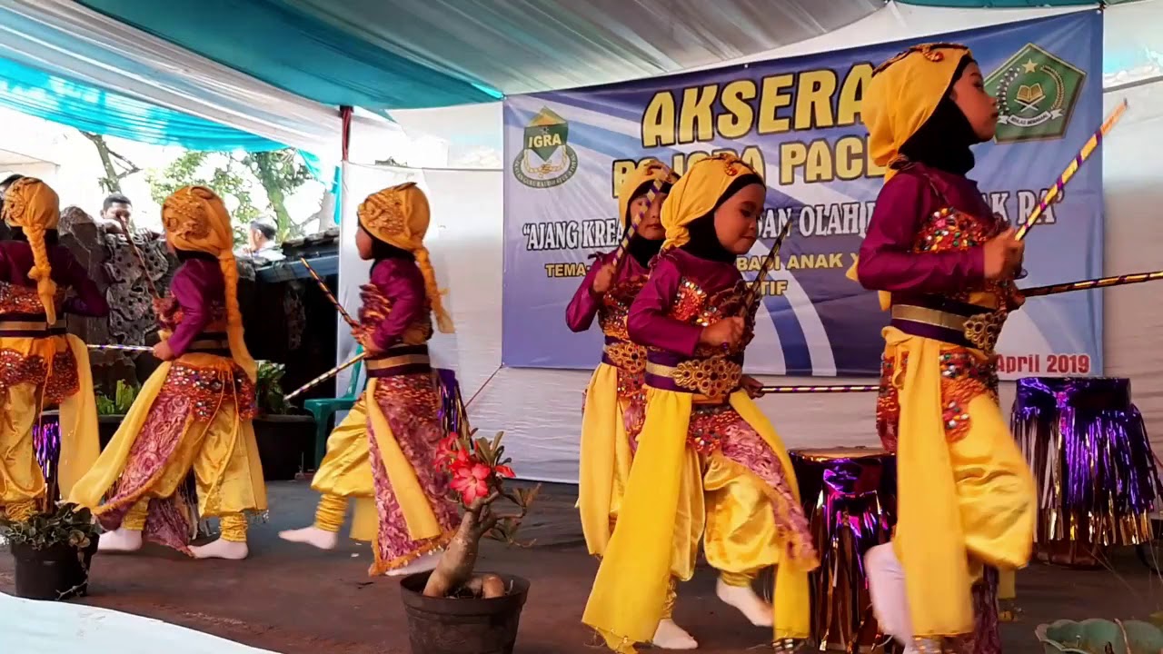 tari rampak gendang anak tk paling bagus... - YouTube