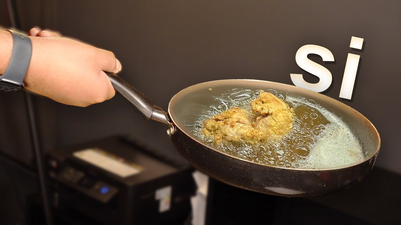 este es un video friendo pollo - YouTube