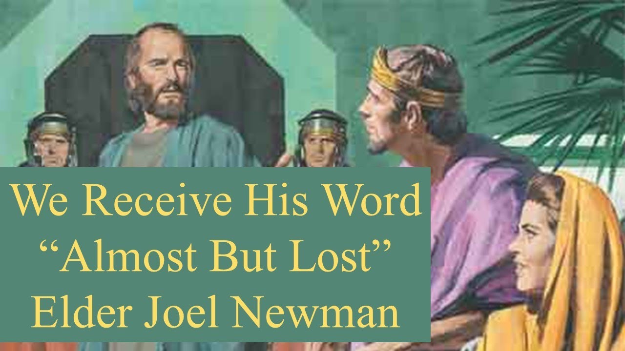 Almost But Lost - Joel Newman - 4.27.2024 - YouTube