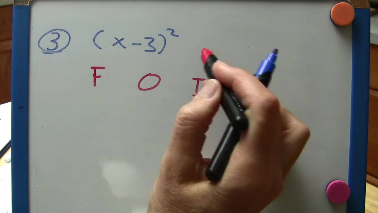 Algebra 1: FOIL method of Multiplying Binomials - YouTube