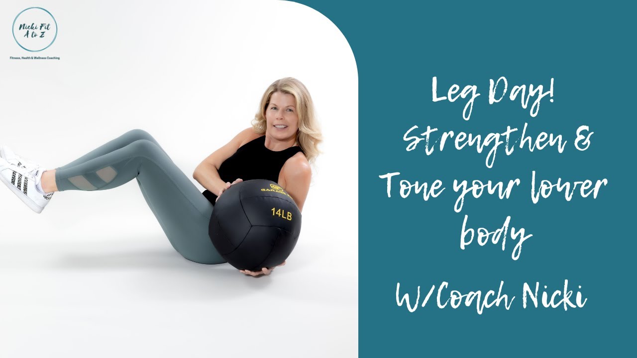 Leg Day! A lower body workout with minimal equipment - YouTube