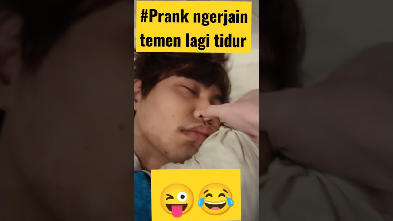 Prank Ngerjain Temen Lagi Tidur Shorts Youtube