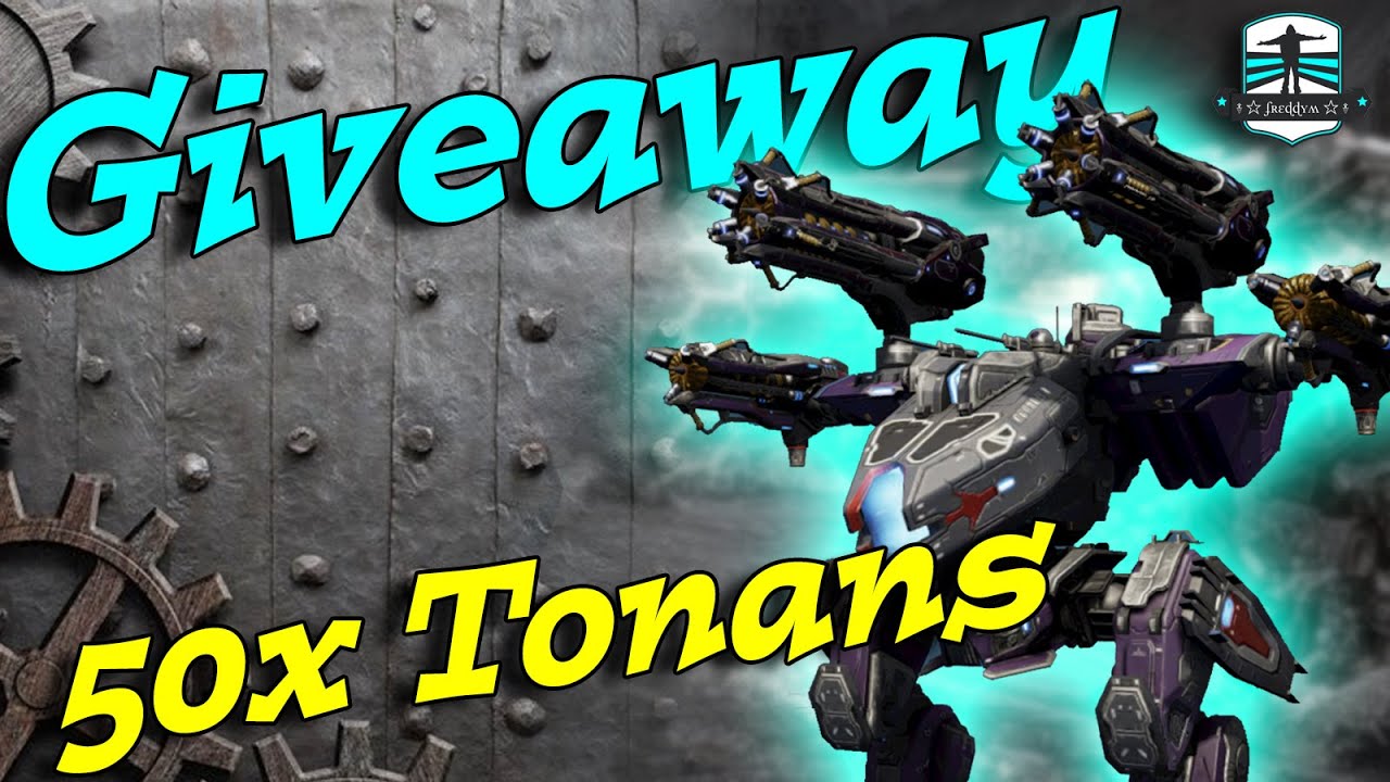 BIG New Giveaway WIN 50x Tonans - War Robots - YouTube