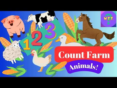 Counting Farm Animals (with animal sounds!) - YouTube