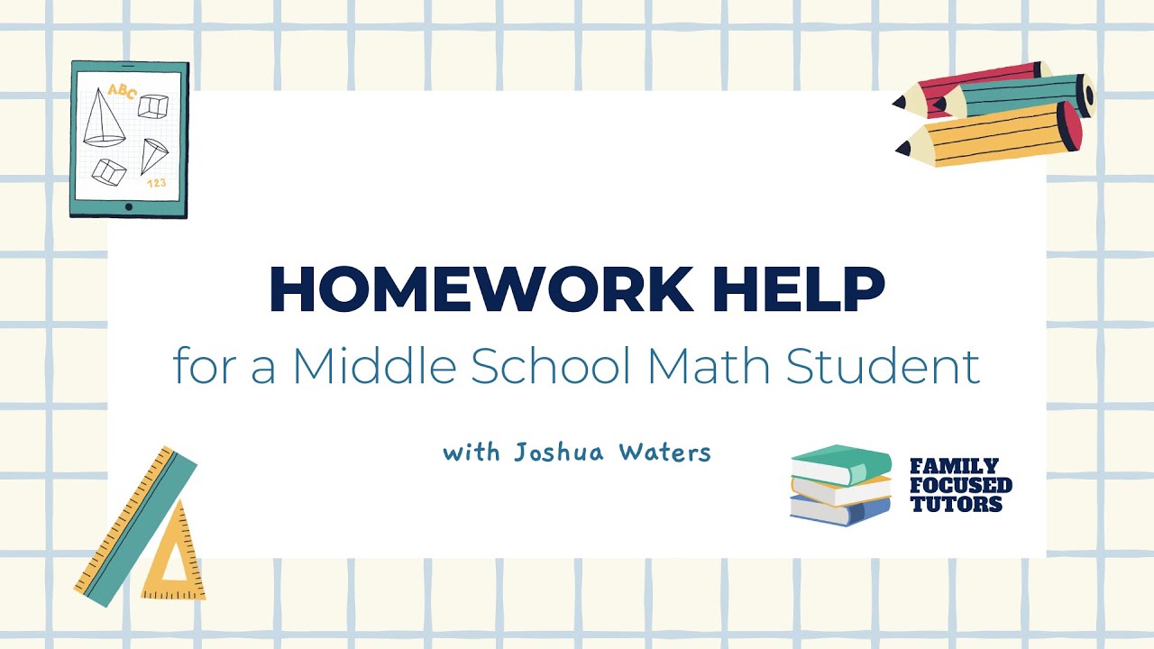 Demo Lesson: Homework Help for a Middle School Math Student! - YouTube