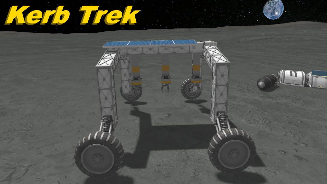 Lunar construction Rover! - KSP Kerb Trek - Ep 21. - YouTube
