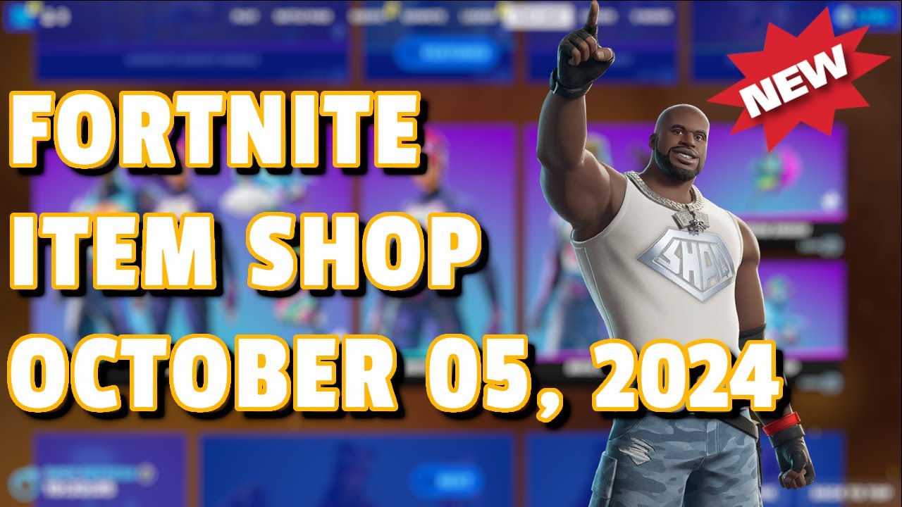 *NEW* SHAQ is in the ITEM SHOP in Fortnite! #shaq - YouTube
