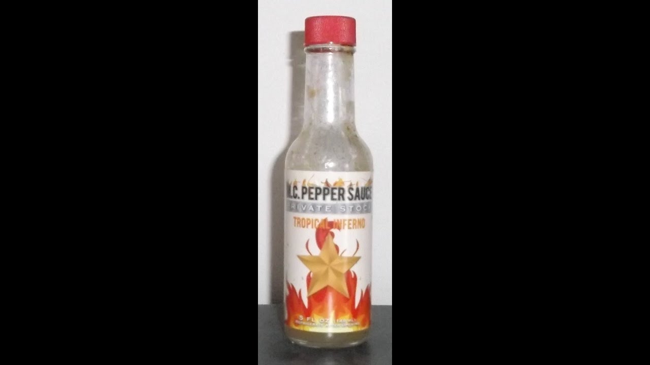 MC Pepper Sauce Tropical Inferno - YouTube