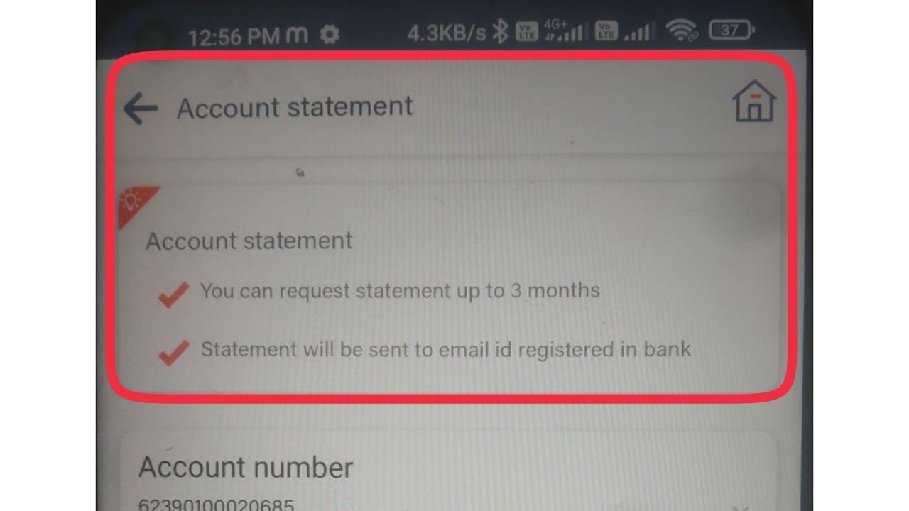 How To Request 1 Year Account statement in BOB World Mobile in Bank Of ...