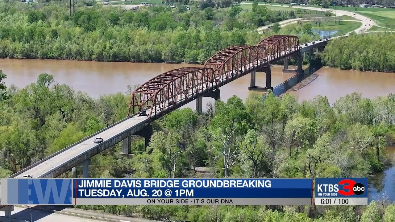 Jimmie Davis Bridge groundbreaking - YouTube