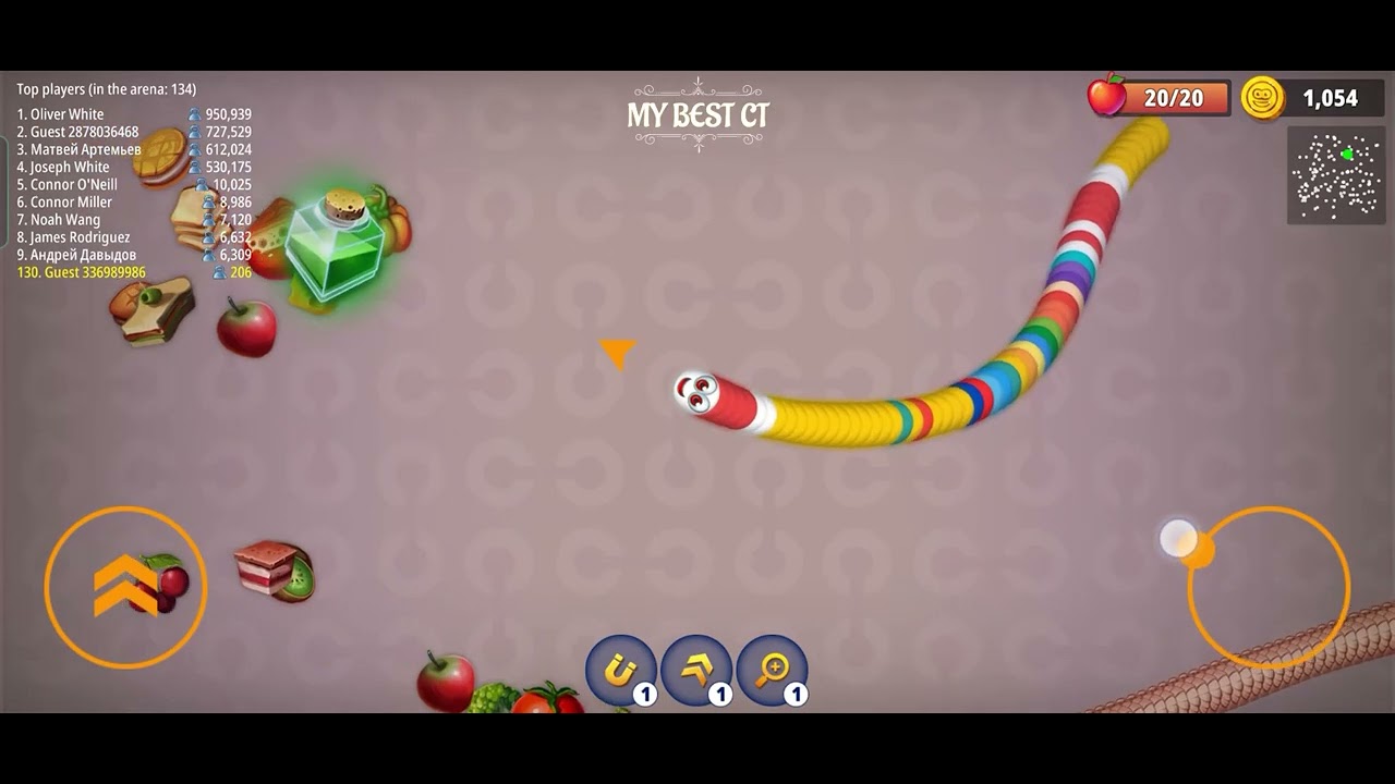 Worm Zone Game Play by My Best CT Ep 01 - YouTube