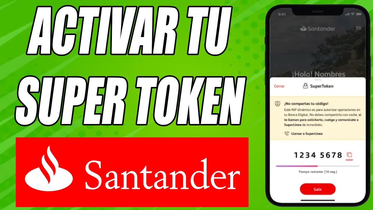 Como Activar Mi SuperToken SANTANDER Desde Supermóvil - YouTube