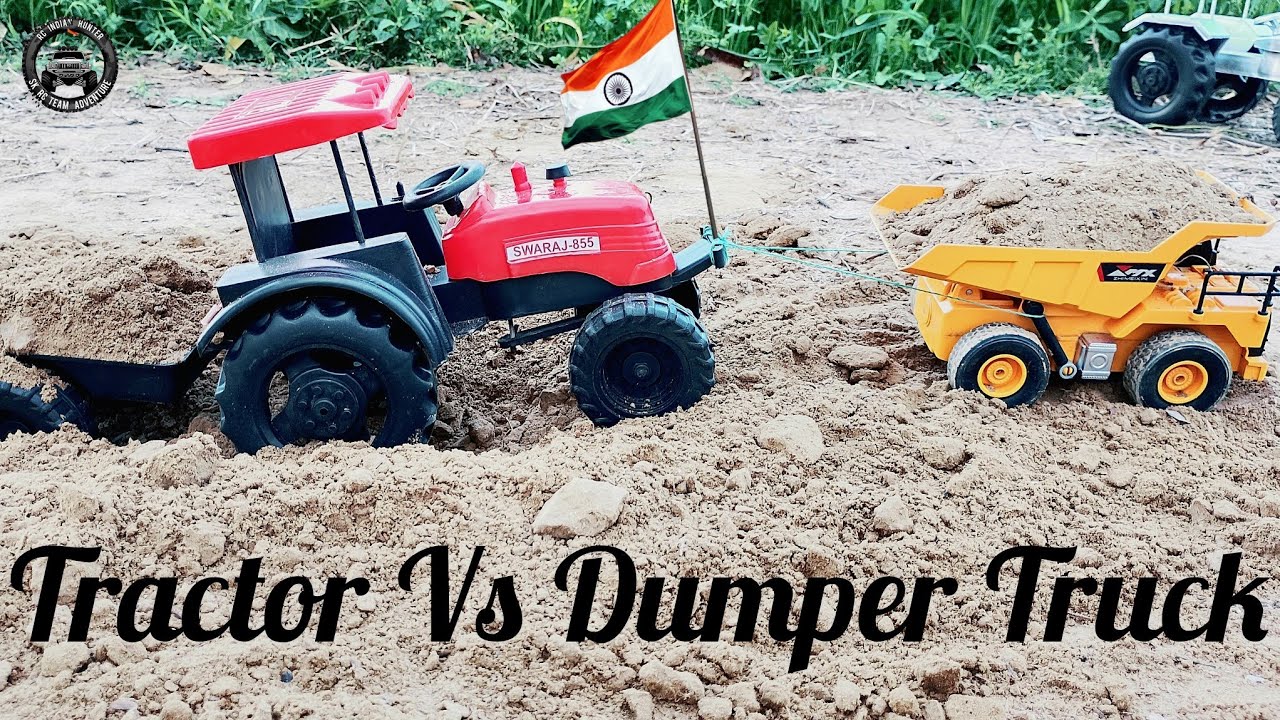 Amazing Mini Tractor Vs Rc Dumper Truck - YouTube