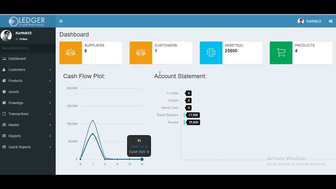 Ledger - Book Keeping Invoice Accounting Software | Software Demo - YouTube