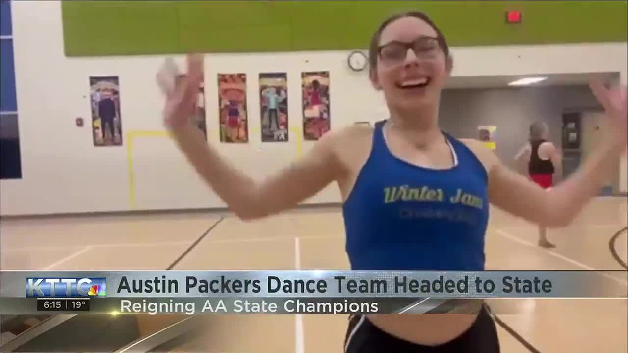 Austin Packers Dance teams looks ahead to state - YouTube