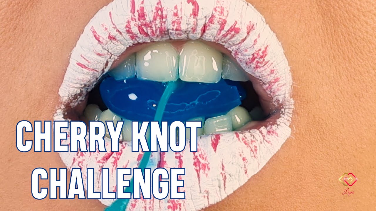 Cherry knot challenge - YouTube