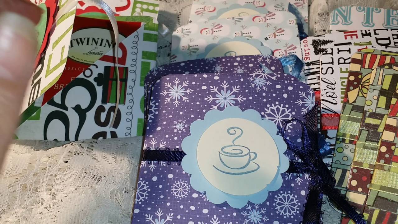 "Tea Packets I'm Working On For My Craft Fairs" October 1, 2016 - YouTube