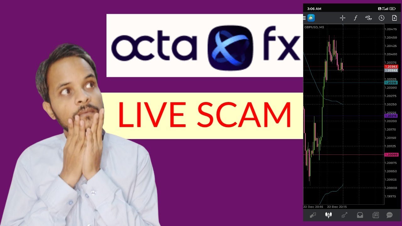 octafx live scam l seen first time live octafx scam - YouTube
