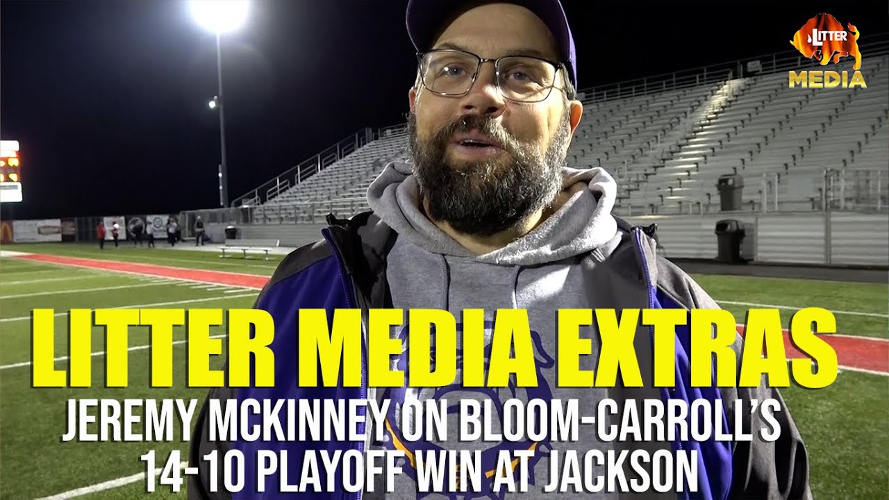 Litter Media Extras: Bloom-Carroll's Jeremy McKinney after a 14-10 win ...
