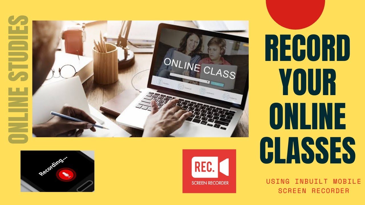 How to record online class with audio |#Without other apps || Inbuilt ...