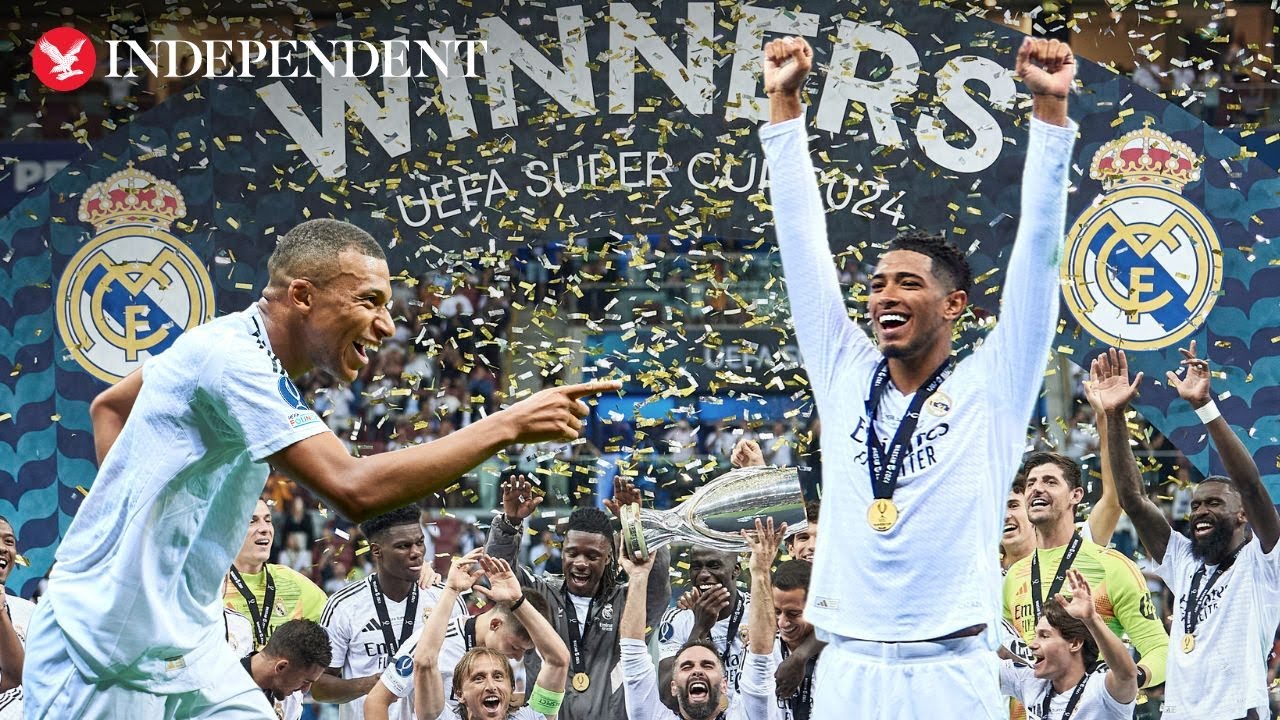 Jude Bellingham assists debutant Mbappé as Real Madrid beat Atalanta 2 ...