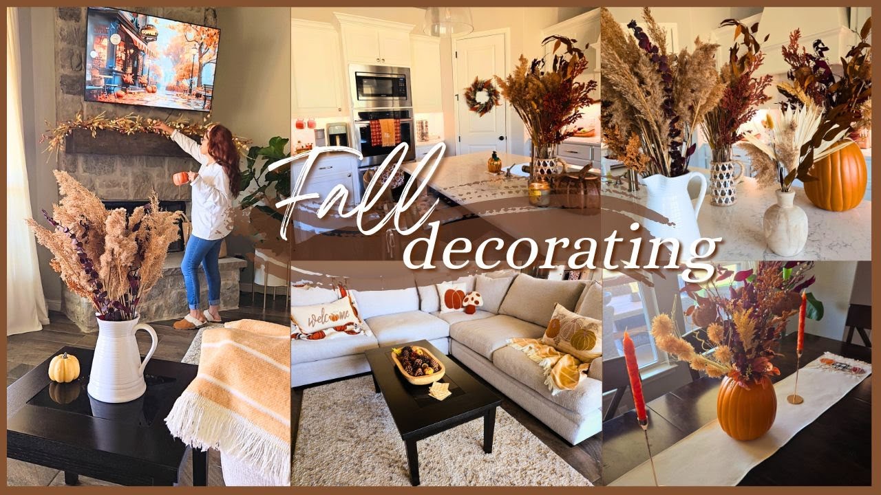 2024🍂COZY FALL DECORATE WITH ME: simple fall decor, fall diy, fall home ...