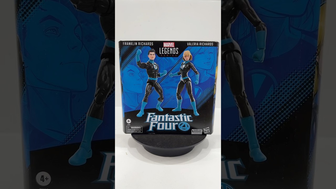 Franklin & Valerie Richards - Fantastic Four Marvel Legends Toy Quickie ...