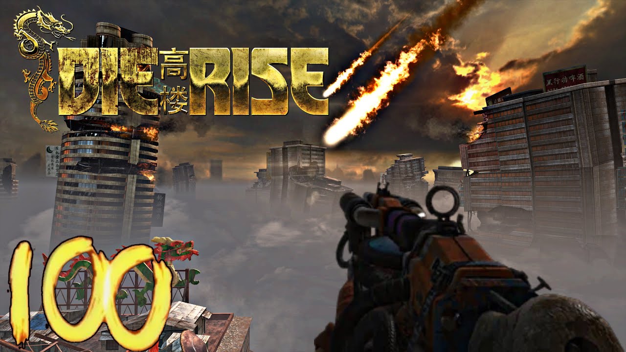 Bo3 Custom Map Die Rise Remastered Round 1-100 Attempt Round 150+ - YouTube