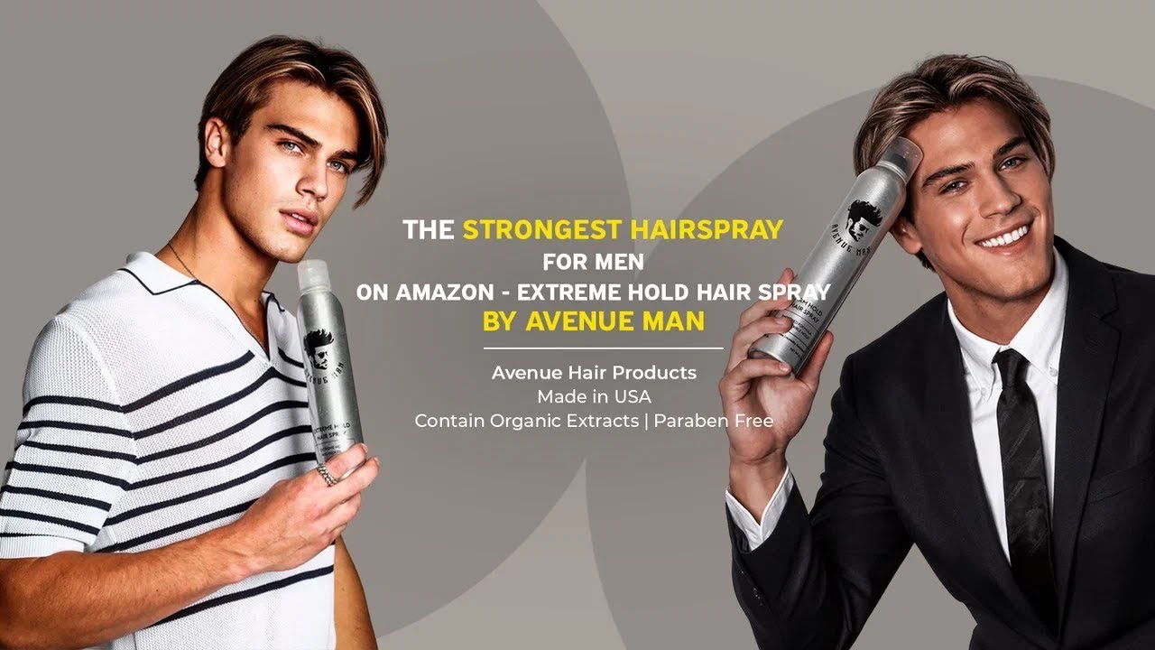 The Strongest Hairspray for Men | Extreme Hold Hair Spray by Avenue Man ...