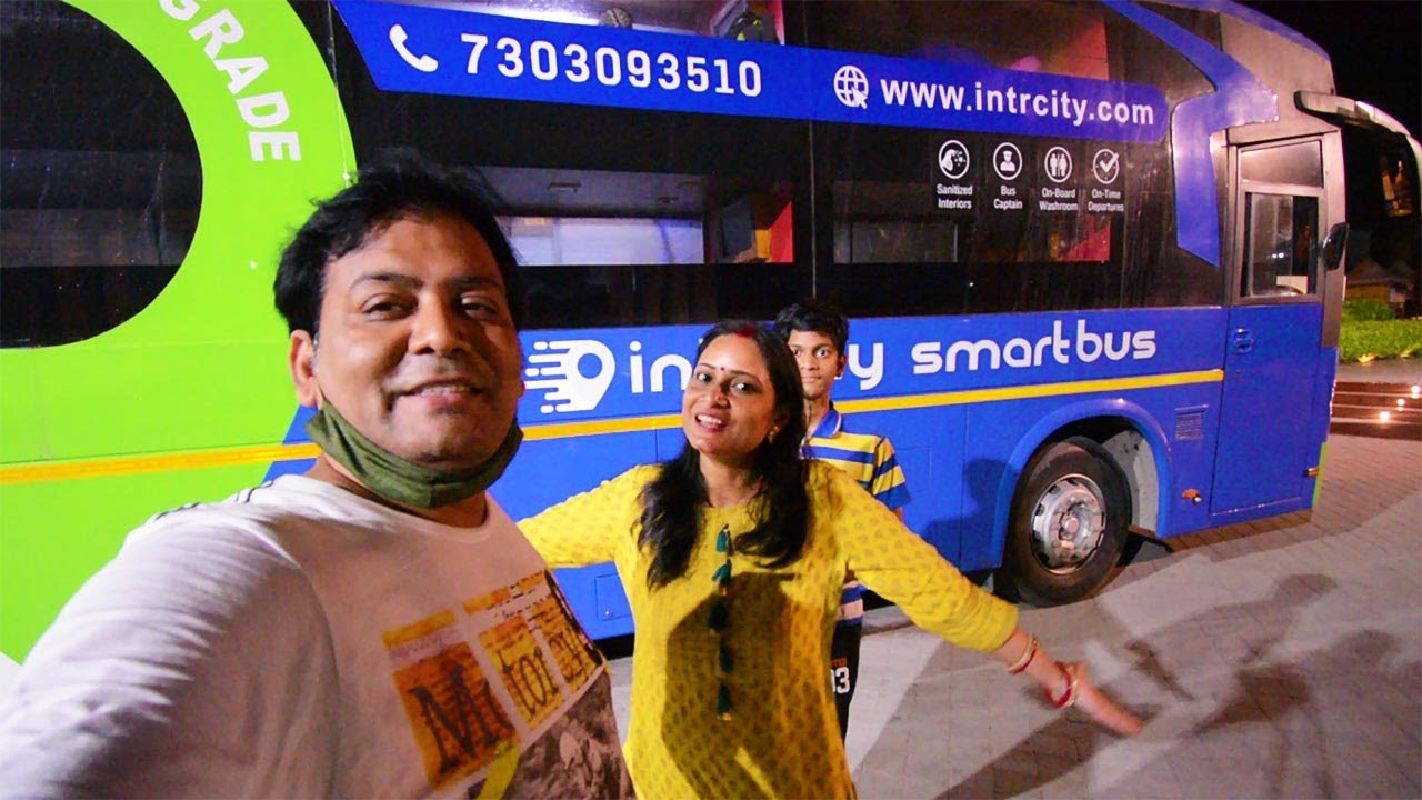 Intrcity Smart AC Sleeper Bus Journey || On Board Washroom || Delhi To ...