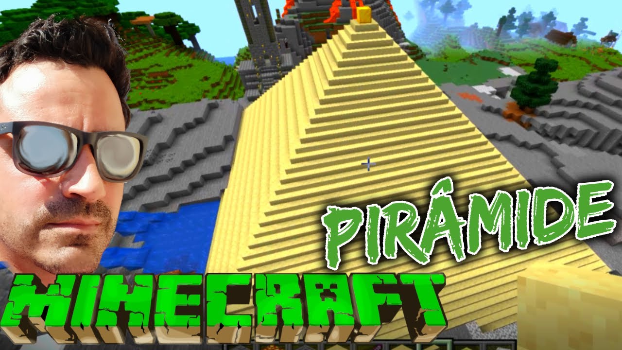 MINECRAFT COMO FAZER UMA PIRAMIDE DO EGITO - YouTube