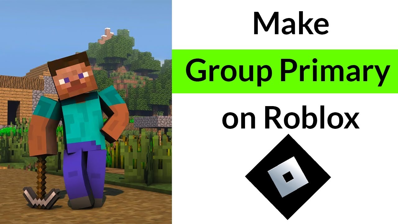 How to Make Group Primary on Roblox Mobile? - YouTube